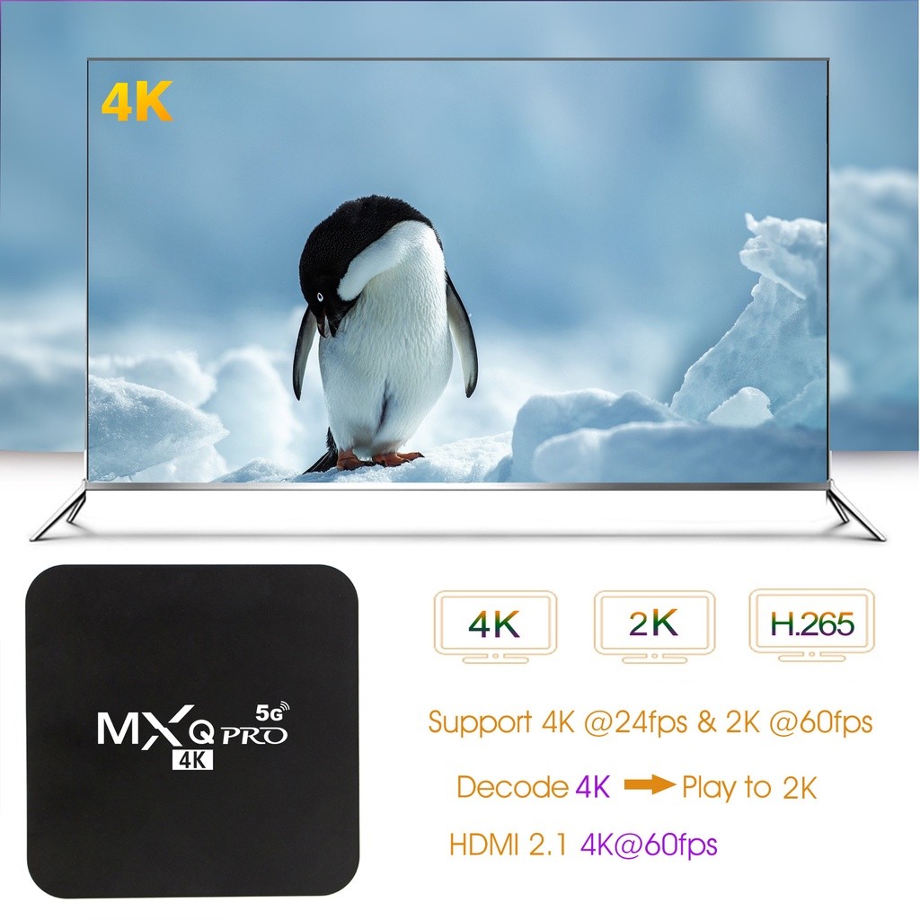 Mxq Pro Tv Box 4k 8gb 128gb Android Smart Digibox Tv Box For Tv ...