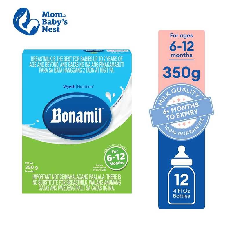 BONAMIL Stage 2 Milk Supplement For 6 To 12 Months, Box 350G Lyt 0E9 ...