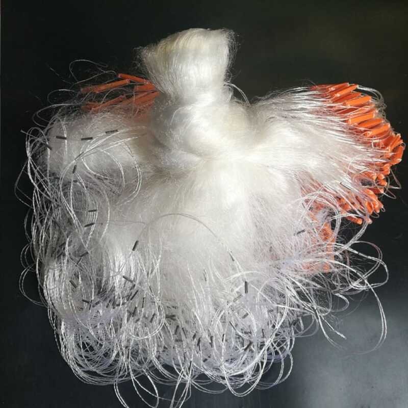 1/3 Layers Monofilament Fish Gill Net With Float Lambat White Nylon ...