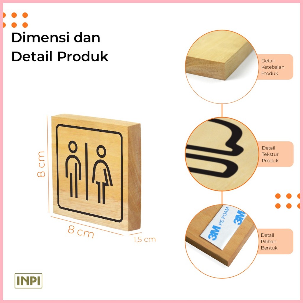 Toilet sign system - toilet Door sign - Public toilet signage - wall ...