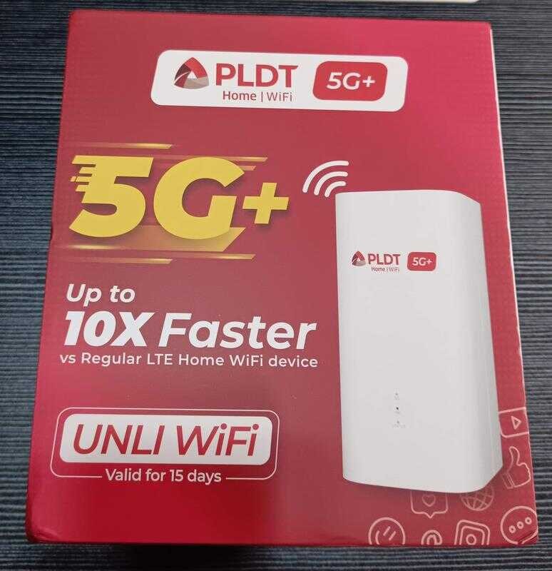 PLDT Home Prepaid 5G+ H153-381 W/ FREE UNLI Wifi Valid For 15 Days B5d ...
