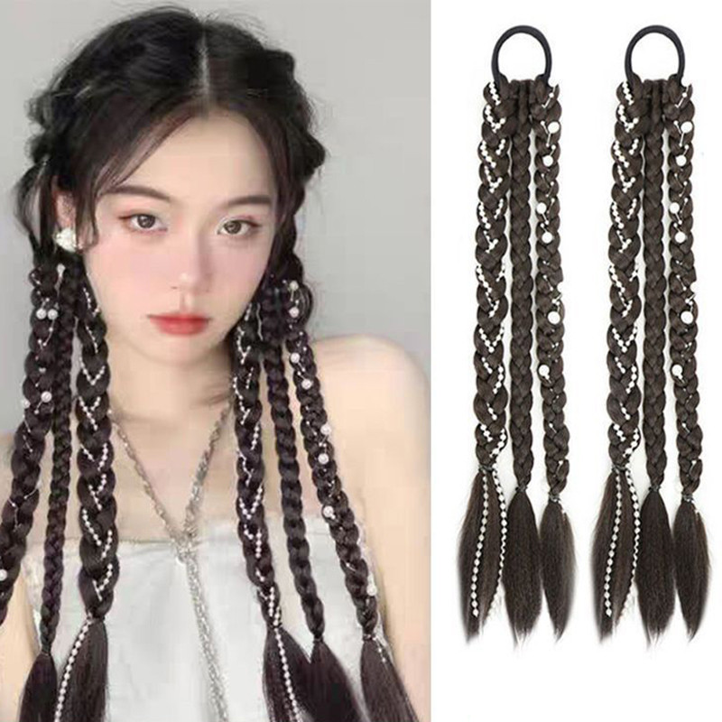 3-Strand Braid Single Wig Braid Fried Dough Twists Braid Boxing Braid ...