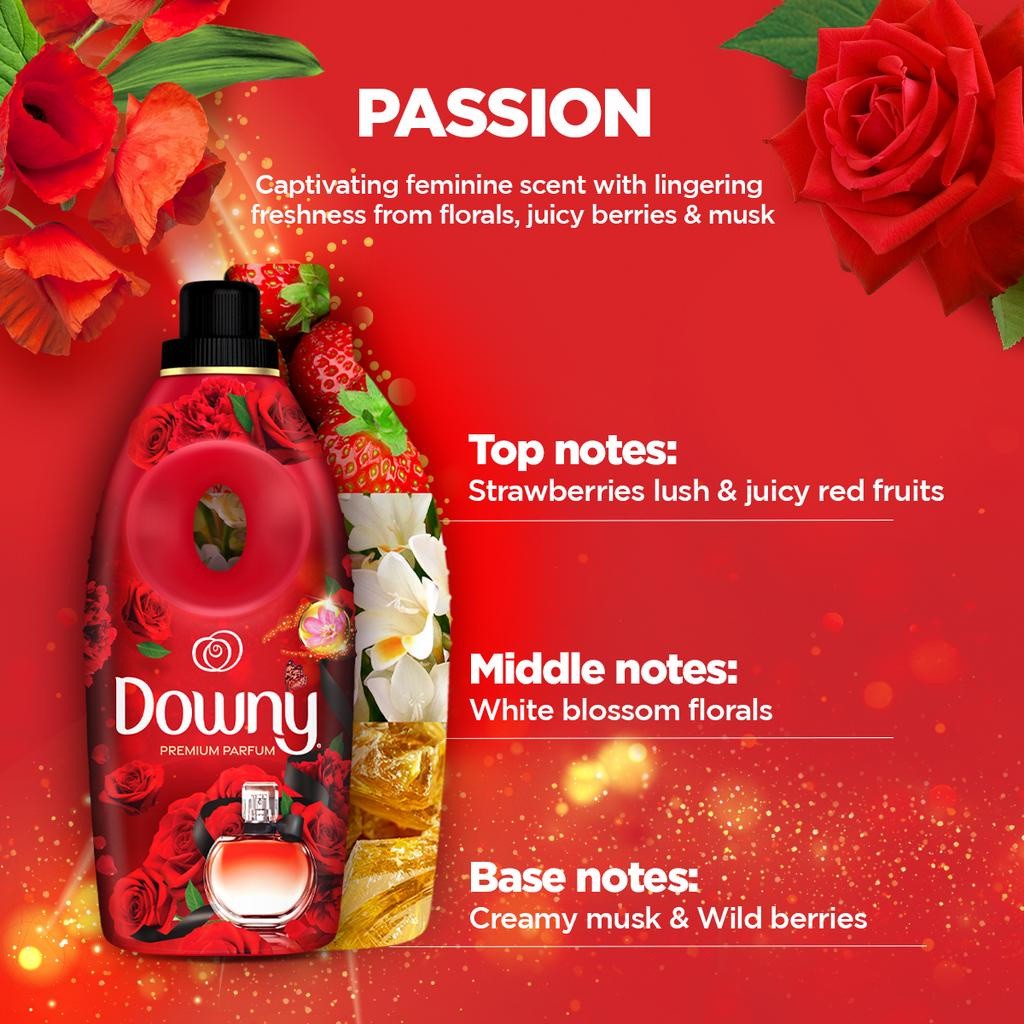 Downy Perfume Fabric Conditioner Passion Mystique Lavender 800ml Bottle ...
