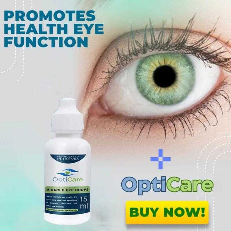 Opticare Miracle Drops Eyedrops For Itchy And Red Eyes With Lutein ...
