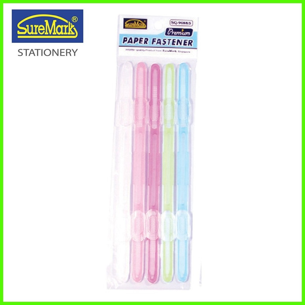 SureMark SQ-9088 Premium Paper Fastener (5's) | Shopee Philippines