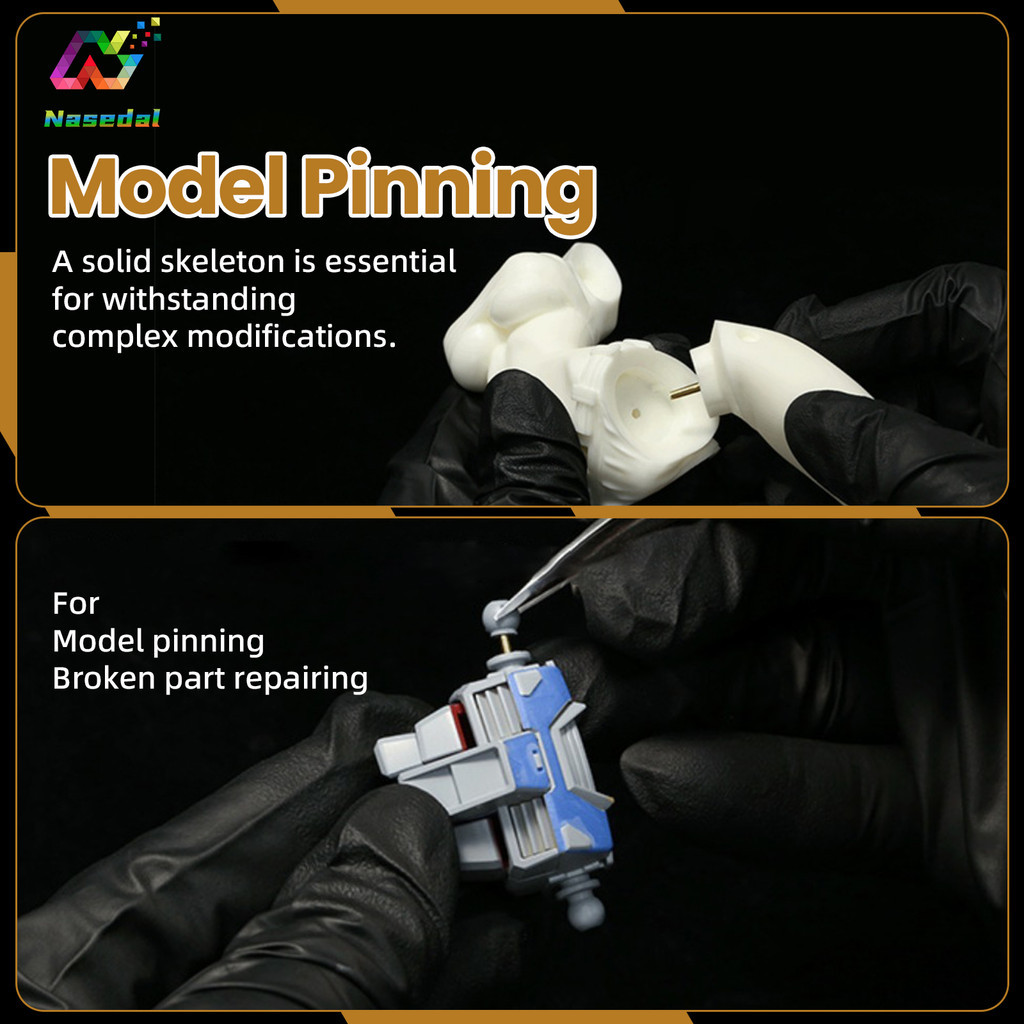 Nasedal Brass Rod 0.5mm-3.0mm Model Fixing Rod for Gundam Military ...