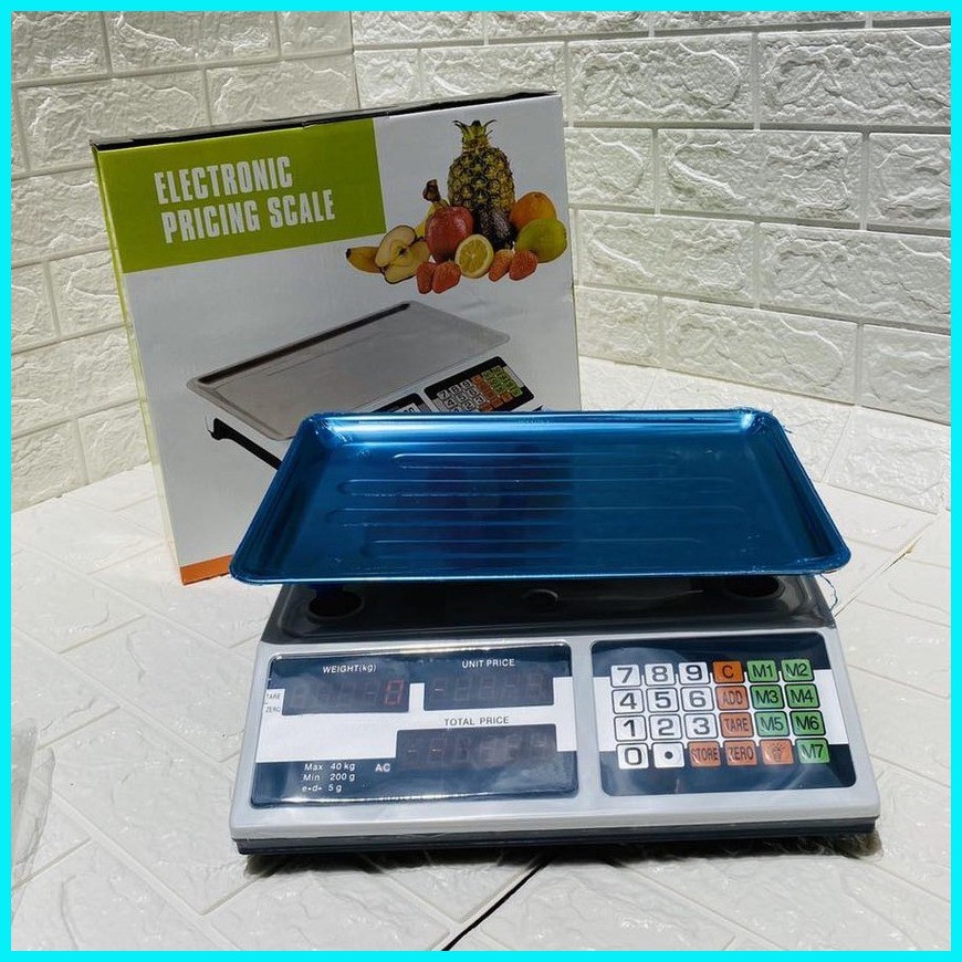 Food Meat Produce Weigh Digital Price Computing Scale / 20KG Spring ...