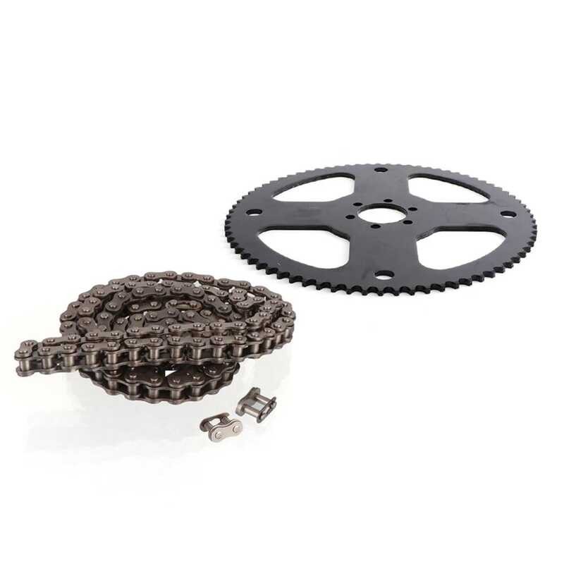 35 F9 Chain 75 Tooth Sprocket 140 Links For 80Cc Mini Bike Coleman ...