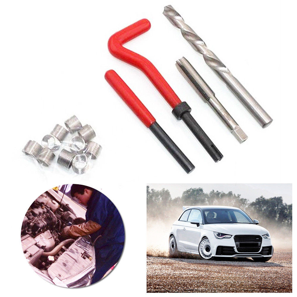 30Pcs Metric Thread Repair Insert Kit M5 M6 M8 M10 M12 M14 Helicoil Car ...