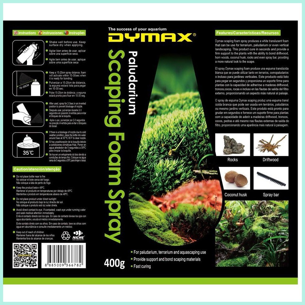 Dymax Scaping Foam Spray 400G (Driftwood glue) | Shopee Philippines