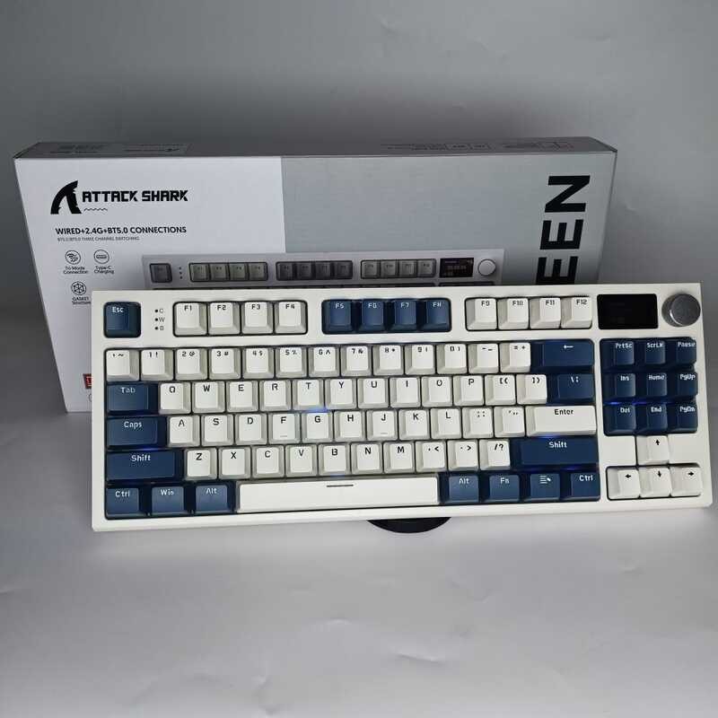 Attack Shark K86 75% Mechanical Keyboard Tri-Mode Wireless Hot ...