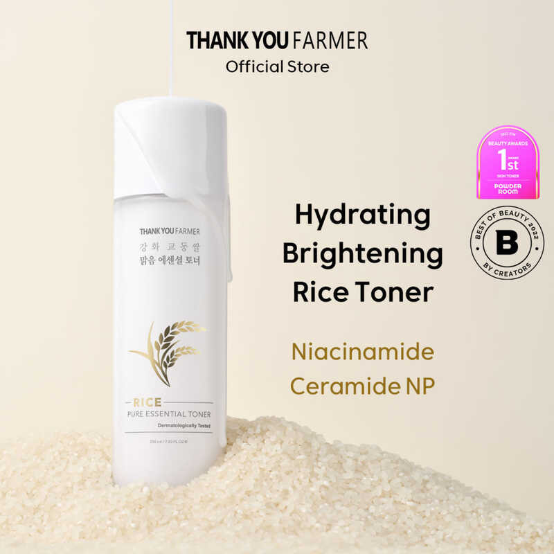 THANK YOU FARMER Rice Pure Essential Toner Cd5 | Shopee Philippines