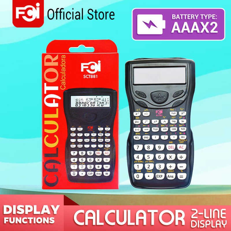 FCI Non Graphing Scientific Cacuator Engineering Students Function ...