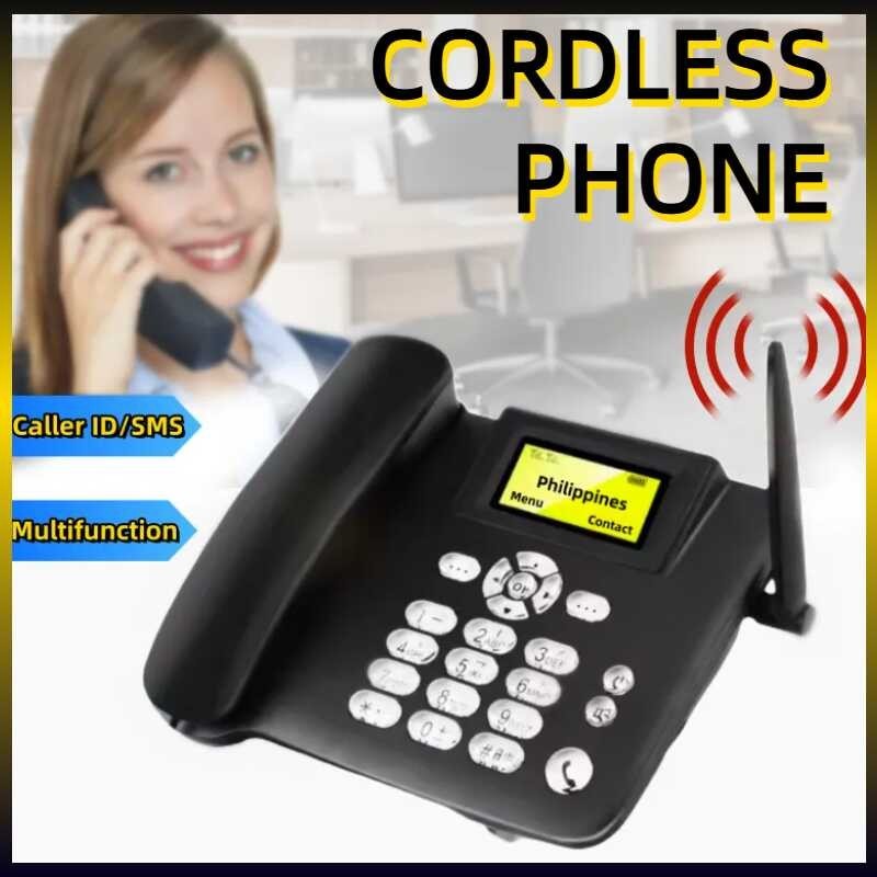 Digital Cordless Phone Sim Card Office Home Landline Telephone Wireless Hands | Shopee Philippines