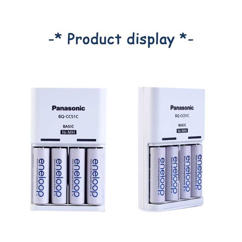 Panasonic Original Eneloop Charger Bq-Cc51 With 1.2V Nimh 1900Mah ...