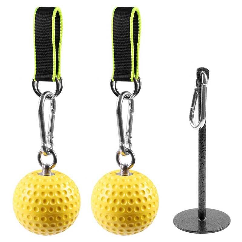 Wrist Grip Fiess Power Balls, Pull Up Hold Grips Ball At Barbell Rack ...