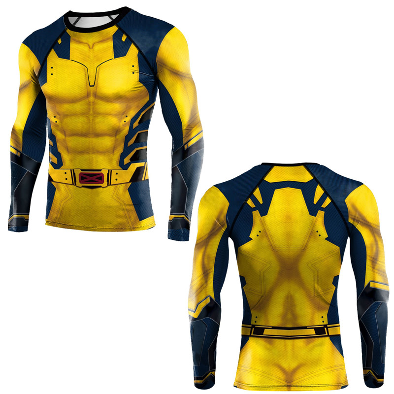 Deadpool & Wolverine Cosplay Costume Muscle Jumpsuit For Woman Man ...