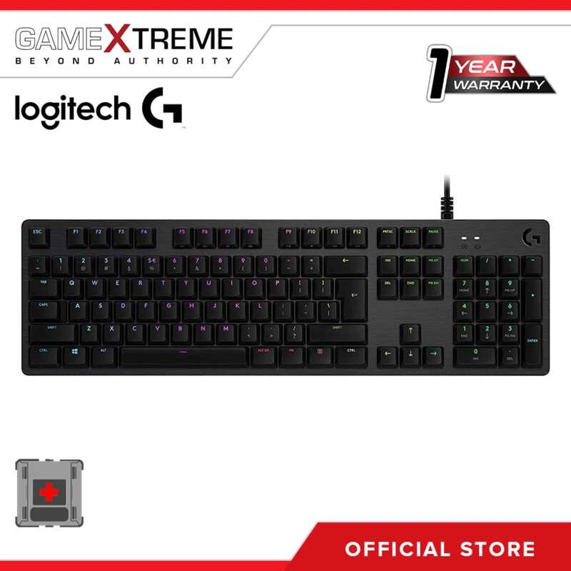 G512 Logitech Carbon RGB Mechanical Gaming Keyboard (Gx Red Linear ...
