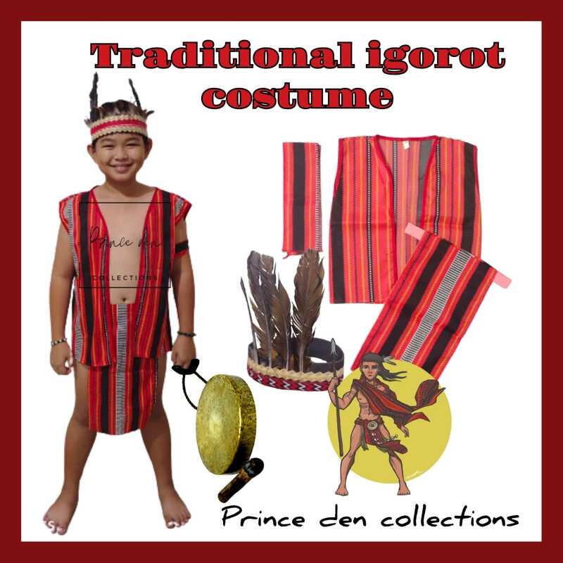 TRADITIONAL IGOROT COSTUME BOY | Shopee Philippines