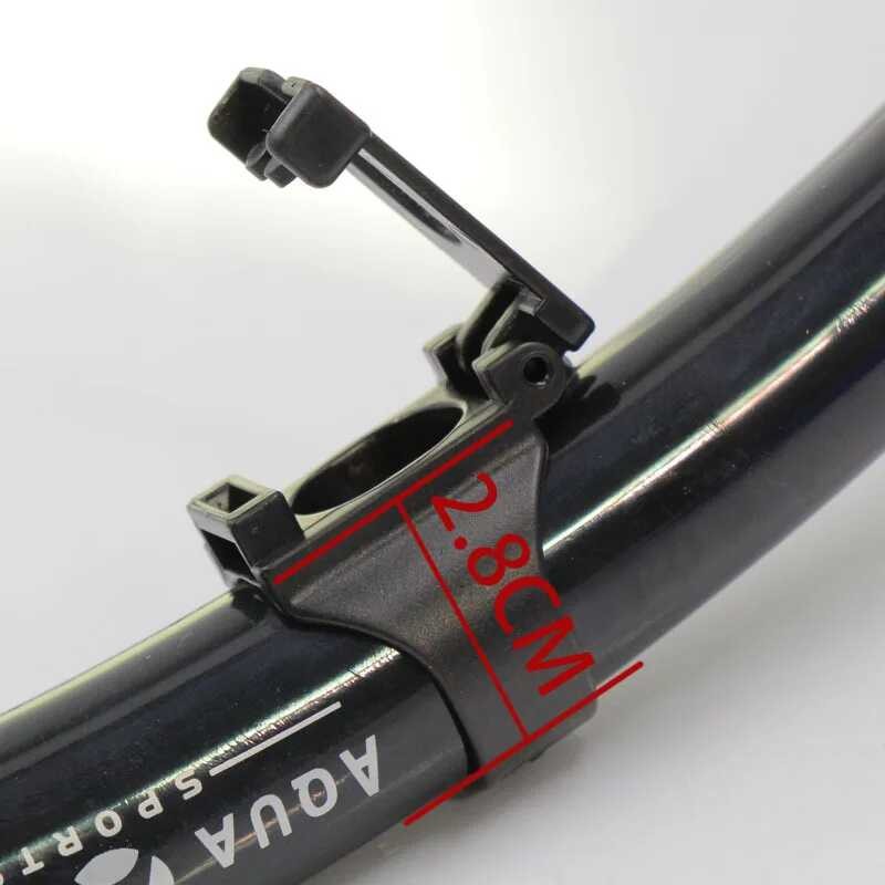 29 Universal Buckle Goggles Silicone Tube Plastic Clip Snorkel Mask ...