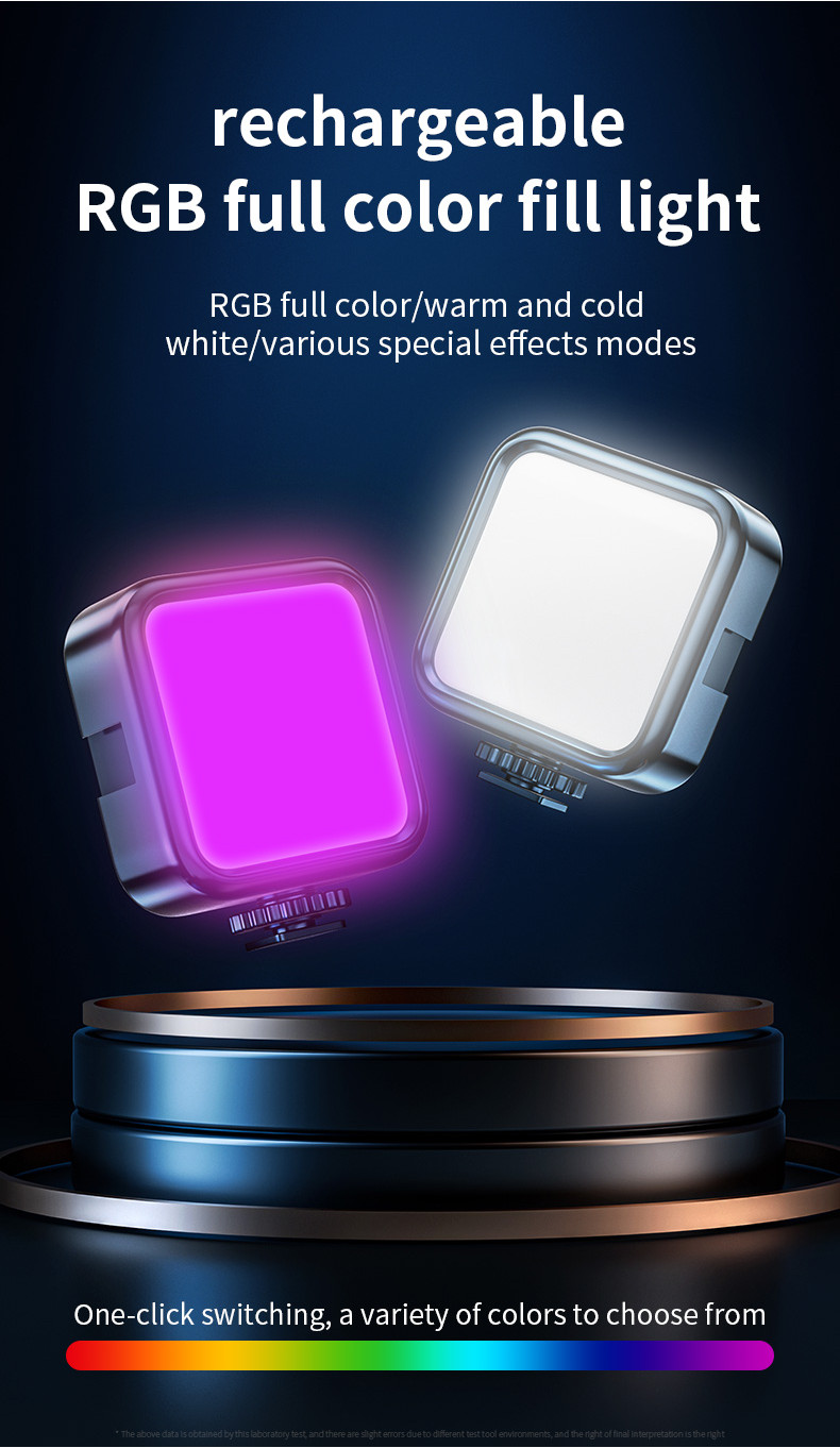 Mini RGB Light With Clip Head For Live shooting vlog LED Photo Light ...
