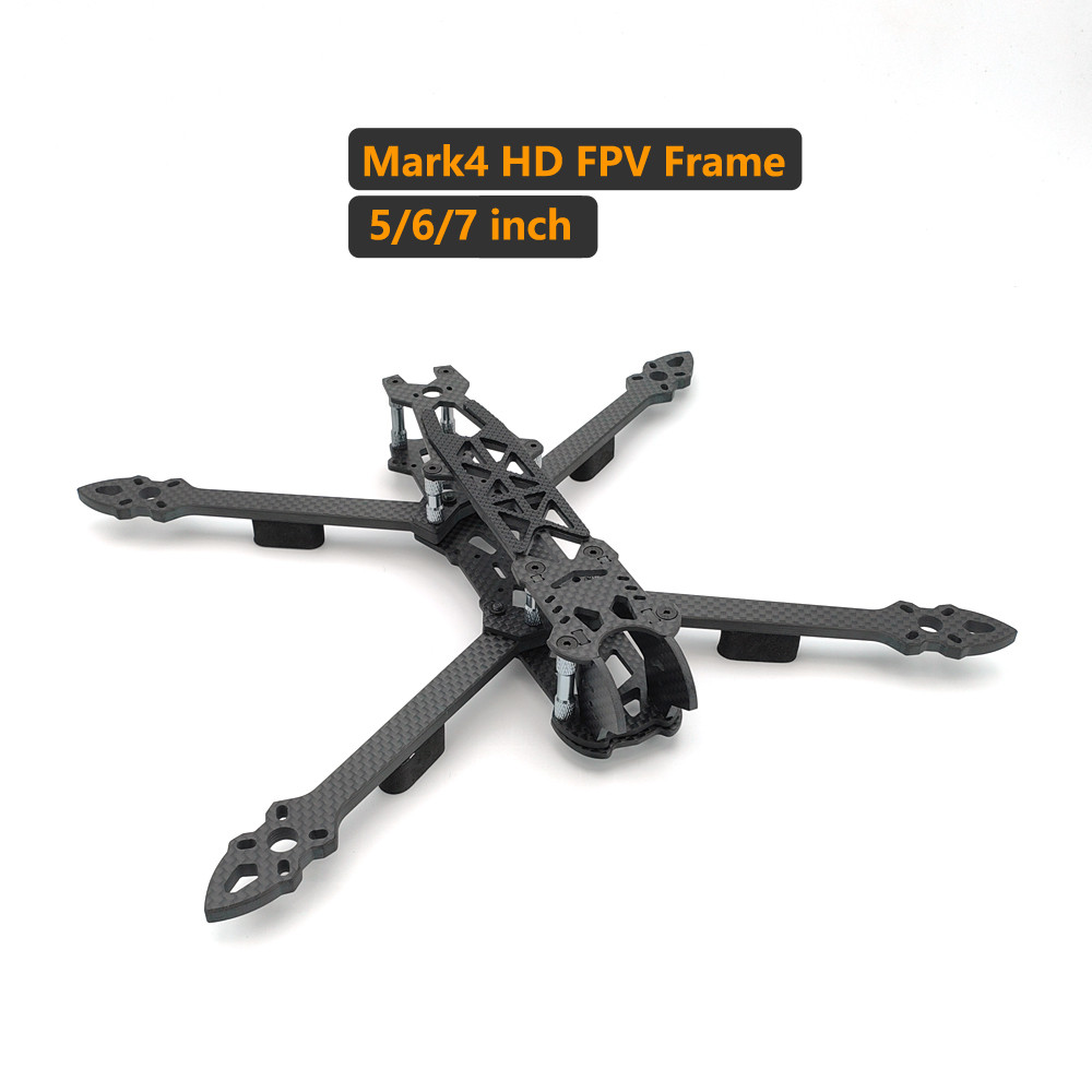 Mark4 HD FPV Frame - Carbon Fiber Freestyle Quadcopter Racing Drone ...