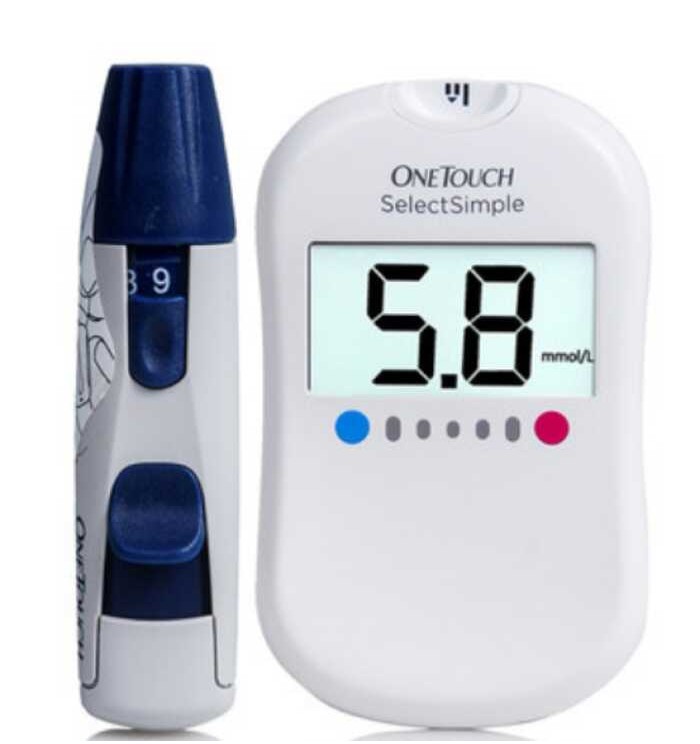 LY Glucometer Set : One ToucH Select Simple Blood GlucoSe Monitor + 50S ...
