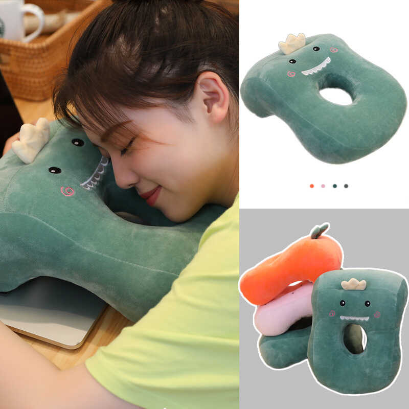 2025 Fruit summer student's small nap pillow, on table, prone sleeping ...