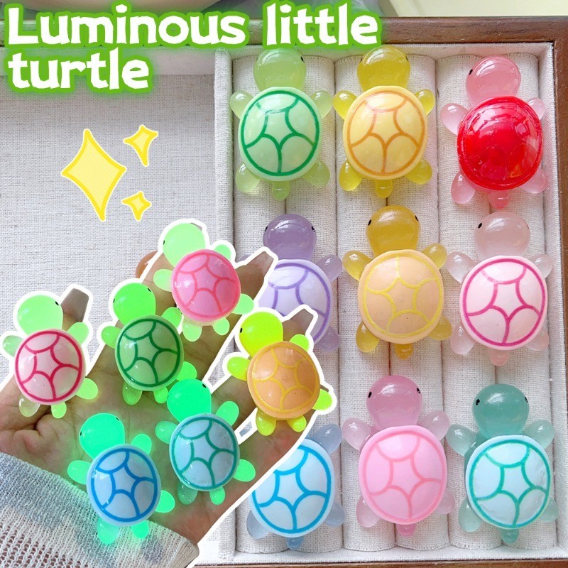 Luminous Turtle Blind Bag - Glowing in The Dark Miniatures Turtle ...