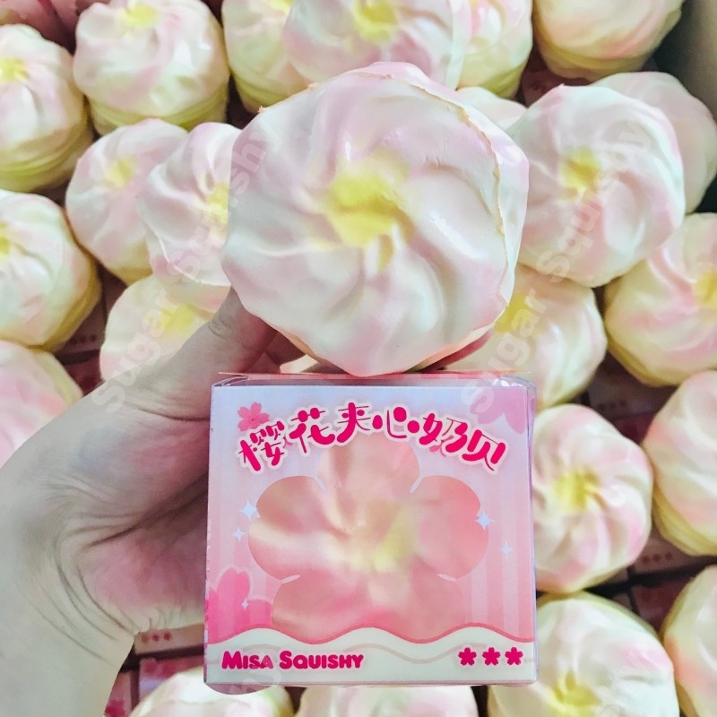 Sugar Squishy Cherry Blossom Fluff Slow Rising Squishy | Shopee Philippines