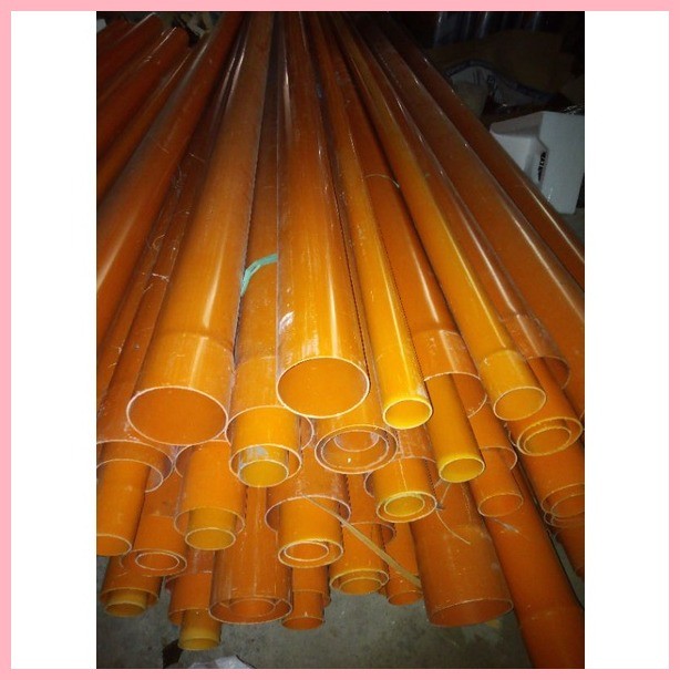 ♒ ๑ PVC ORANGE Pipe "Big Sizes!" 2 3" 4" 6"| Sold per 50cm & 100cm & 150cm | Read DESCRIP ...