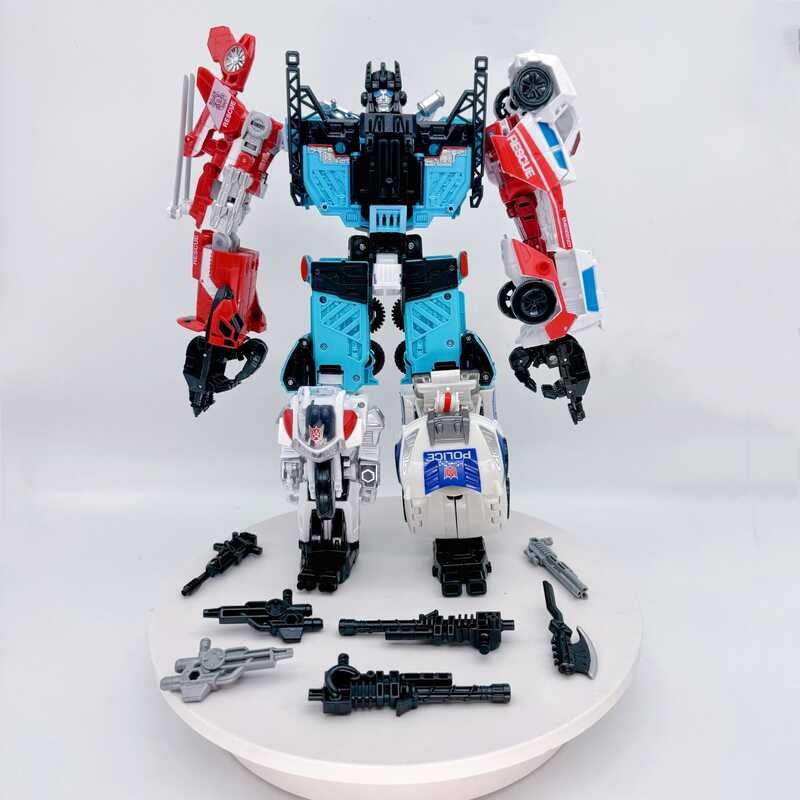 Haizhi 、 5 In 1 Defensor Transformation Toys Anime Action Figure KO G1 ...