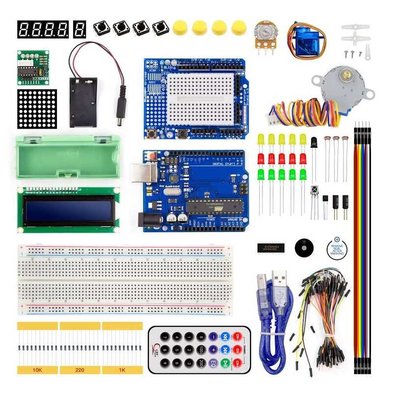 Robowiz Updated Version Beginner Starter Kit Tutorial Compatible With Arduino IDE | Shopee ...
