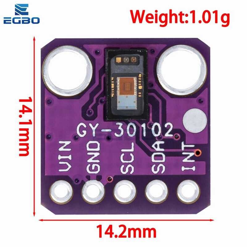 710 EGBO Gy Max30102 Heart Rate Pulse Oximetry Sensor Module I2c 3V 5V ...