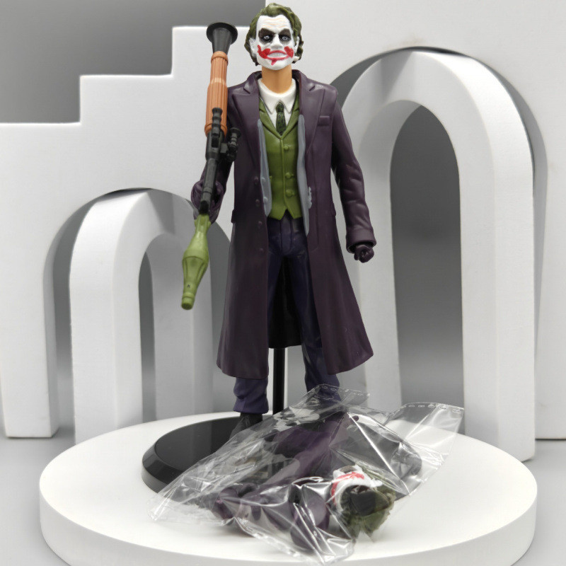 18cm Anime DC Comics Batman Super Villain The Joker Pudding Mr.J Rocket ...