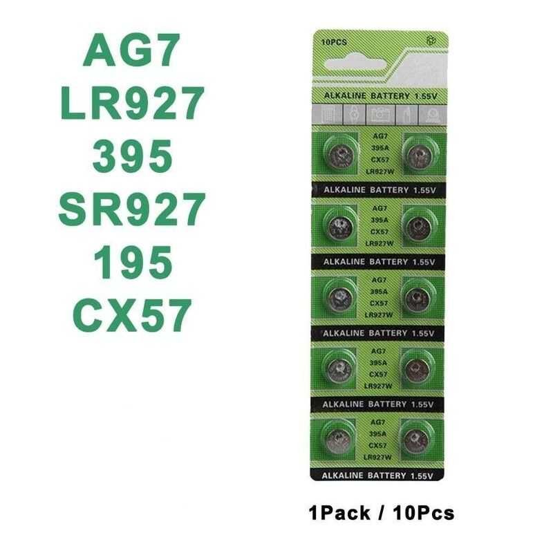 Lr927 Ag7 Sr927 1.55V Alkaline Button Cell Battery For Calculator ...