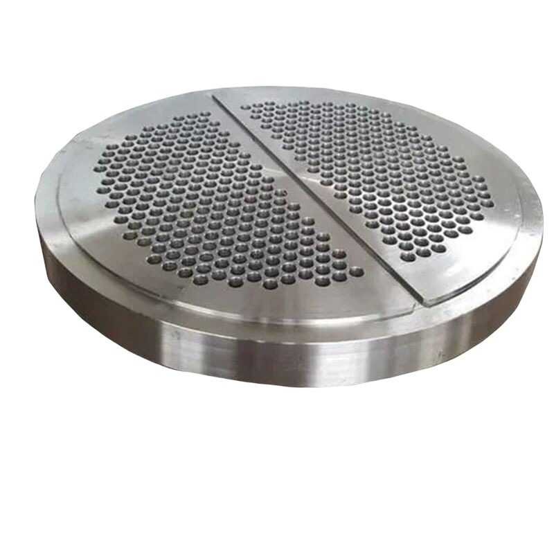 Steel Pipe Carbon Plate Punching Forming Water Heater Shaped Pipe Plate ...