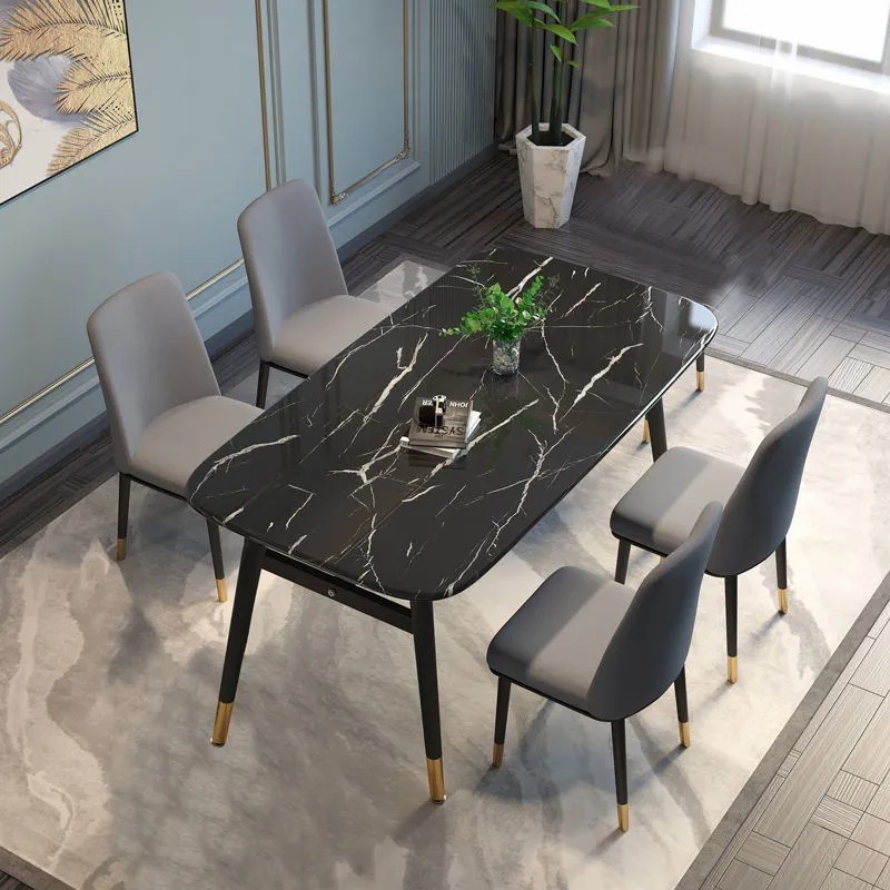 Nordic Dining Table Modern Simple Dining Table Rectangular Table Family ...