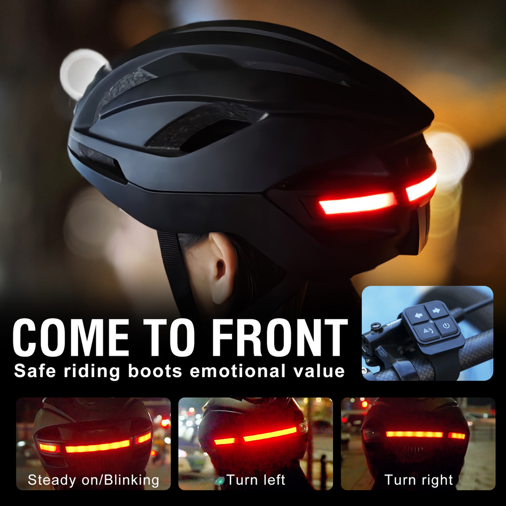 Smart Helmet with Turn Signals 1080p camera GPS APP WIFI Bluetooth ...