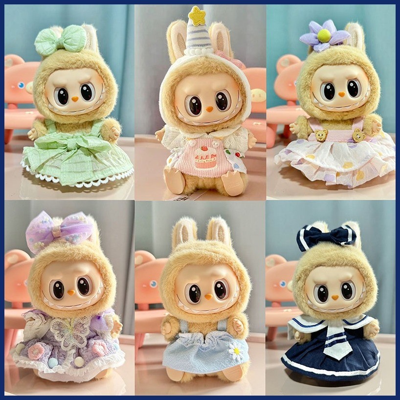 ∝ Labubu clothes MACARON Labubu clothes shirt pants hat for labubu V1 ...