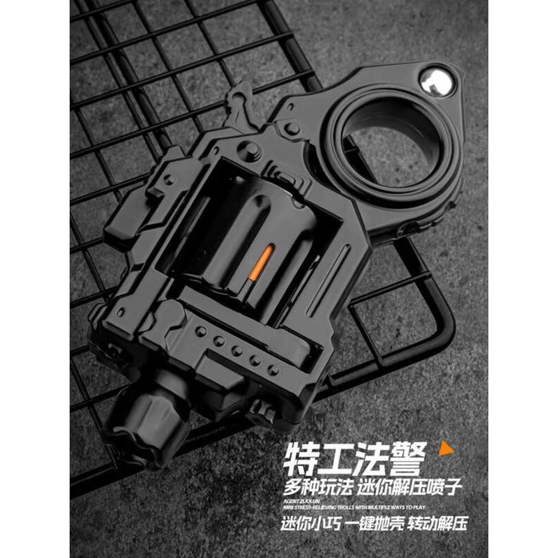 Special Agent Law Enforcement Revolver Finger Gun Stress Relief Metal ...