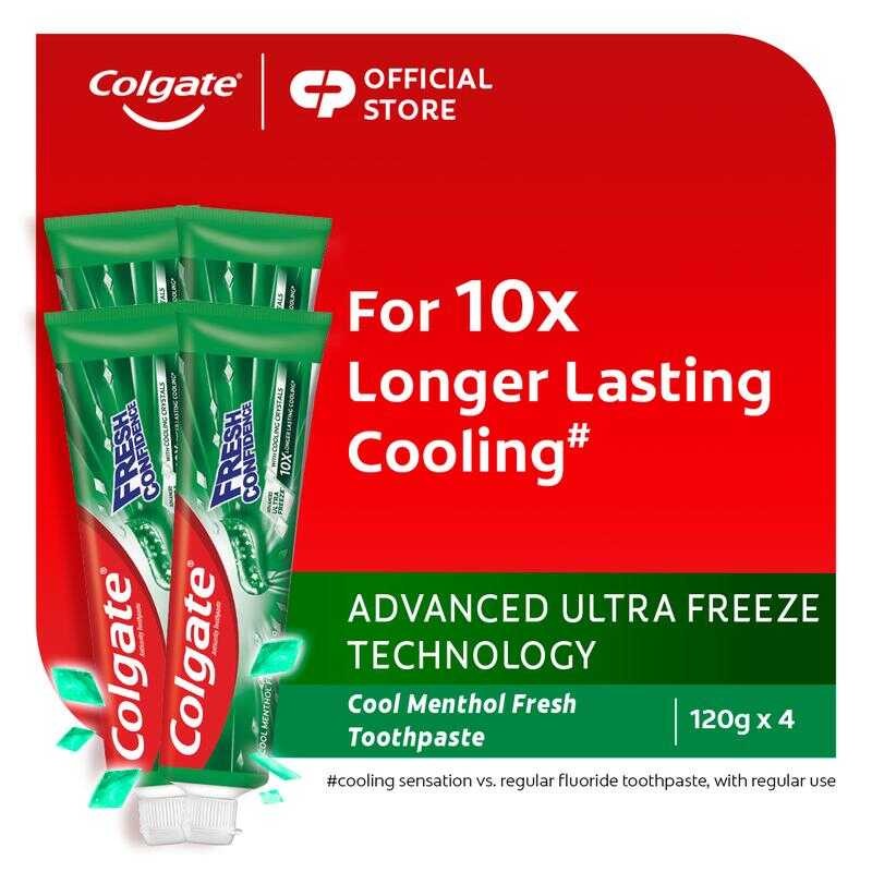 Colgate Confidence Cool Menthol Toothpaste For Fresh Breath 120G Pack ...