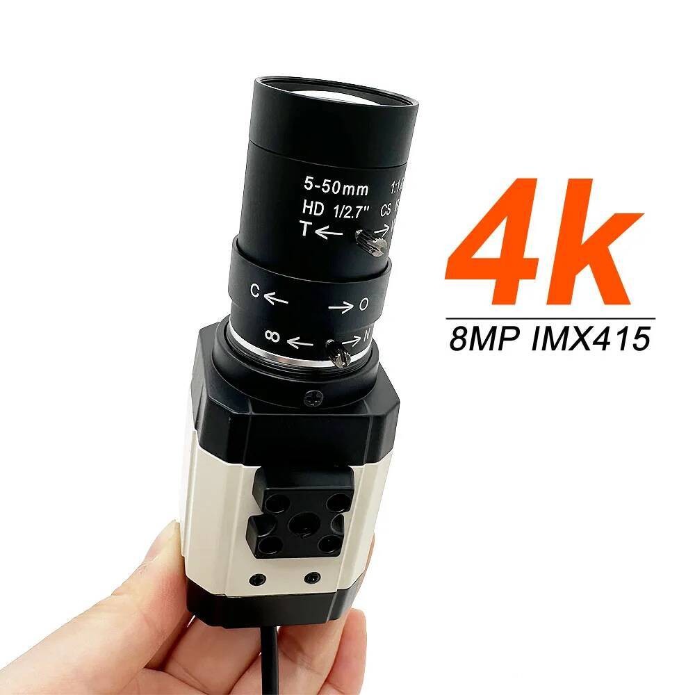 4K PC Webcam HD 6mm 2.8-12mm/5-50mm Varifocal Manual Lens 8MP 3840*2160 ...