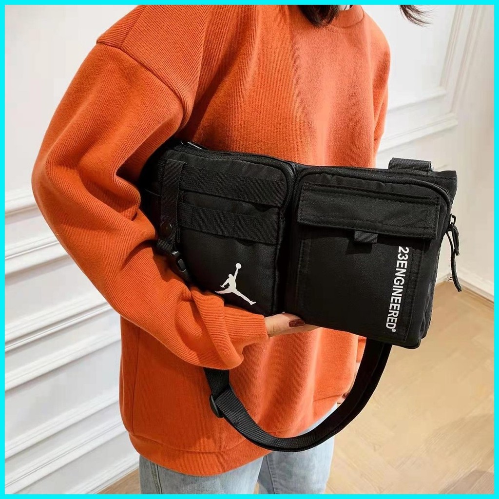 Jor Chest Bag Men Anti-Theft Belt Bag Tooling Casual Letter Canvas Bag ...