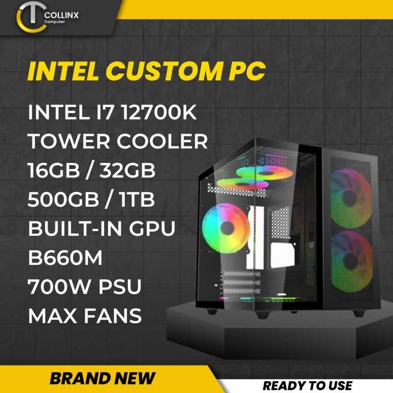 GAMING [ PC BUILD - PANTHER ] Intel Core I7 12700K 12Th Gen CPU Desktop ...