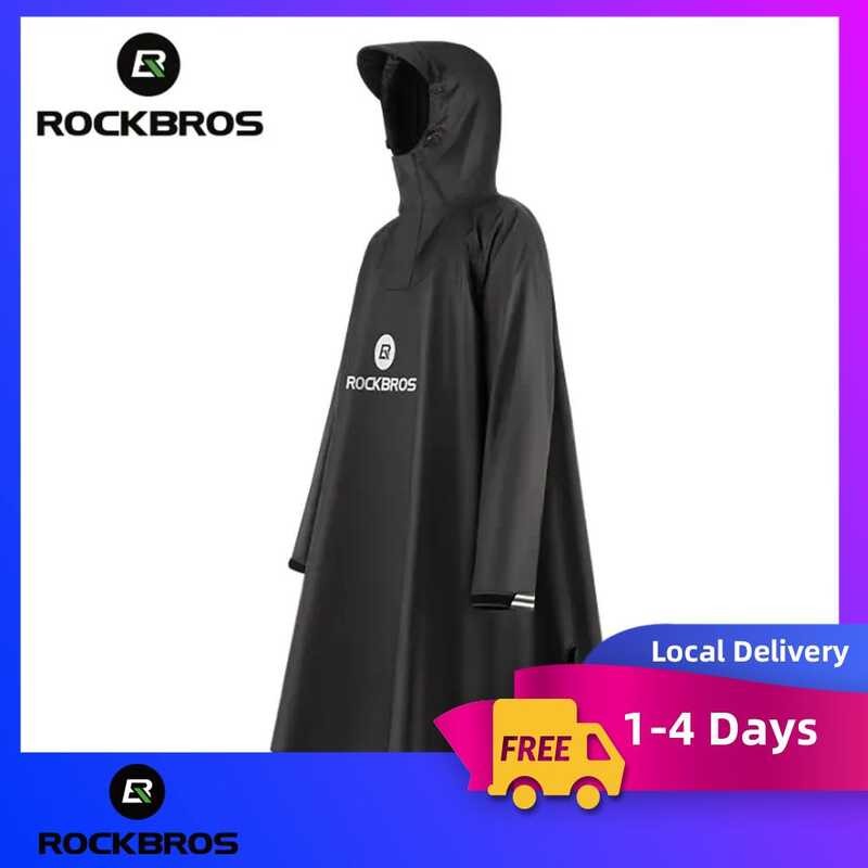 Delivery】Rockbros 【Local Motorcycle Raincoat Men Women Cycling Hiking ...