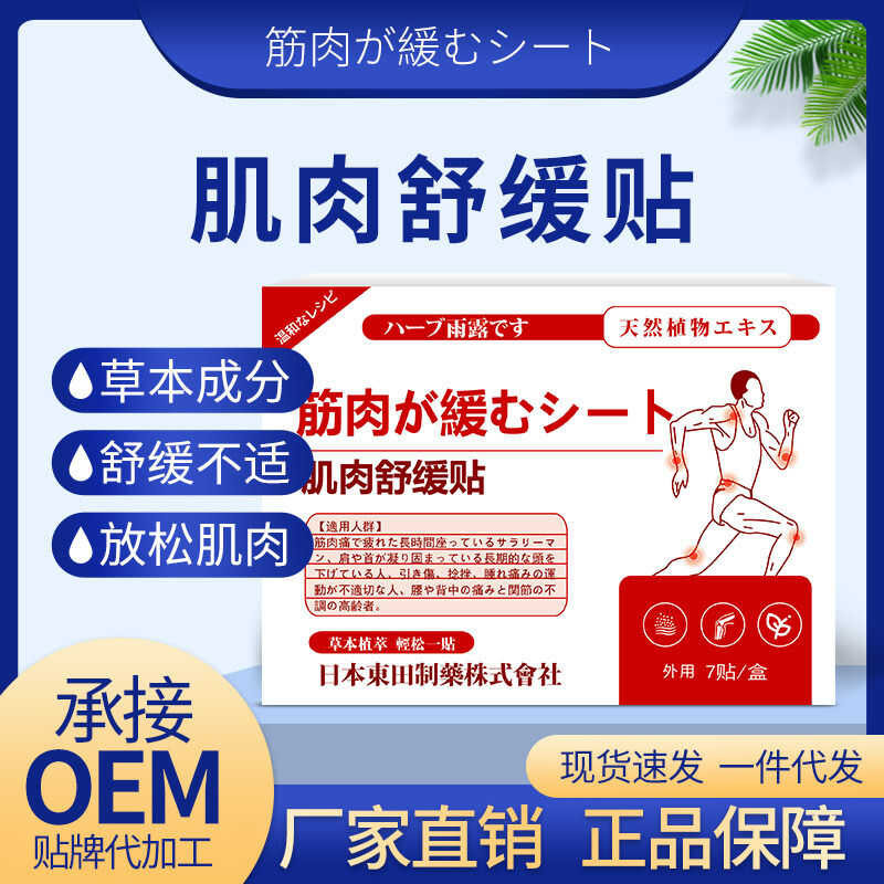 Tt Japan Toda Muscle Relief Patch Strain Shoulder Cervical Lumbar Hot ...
