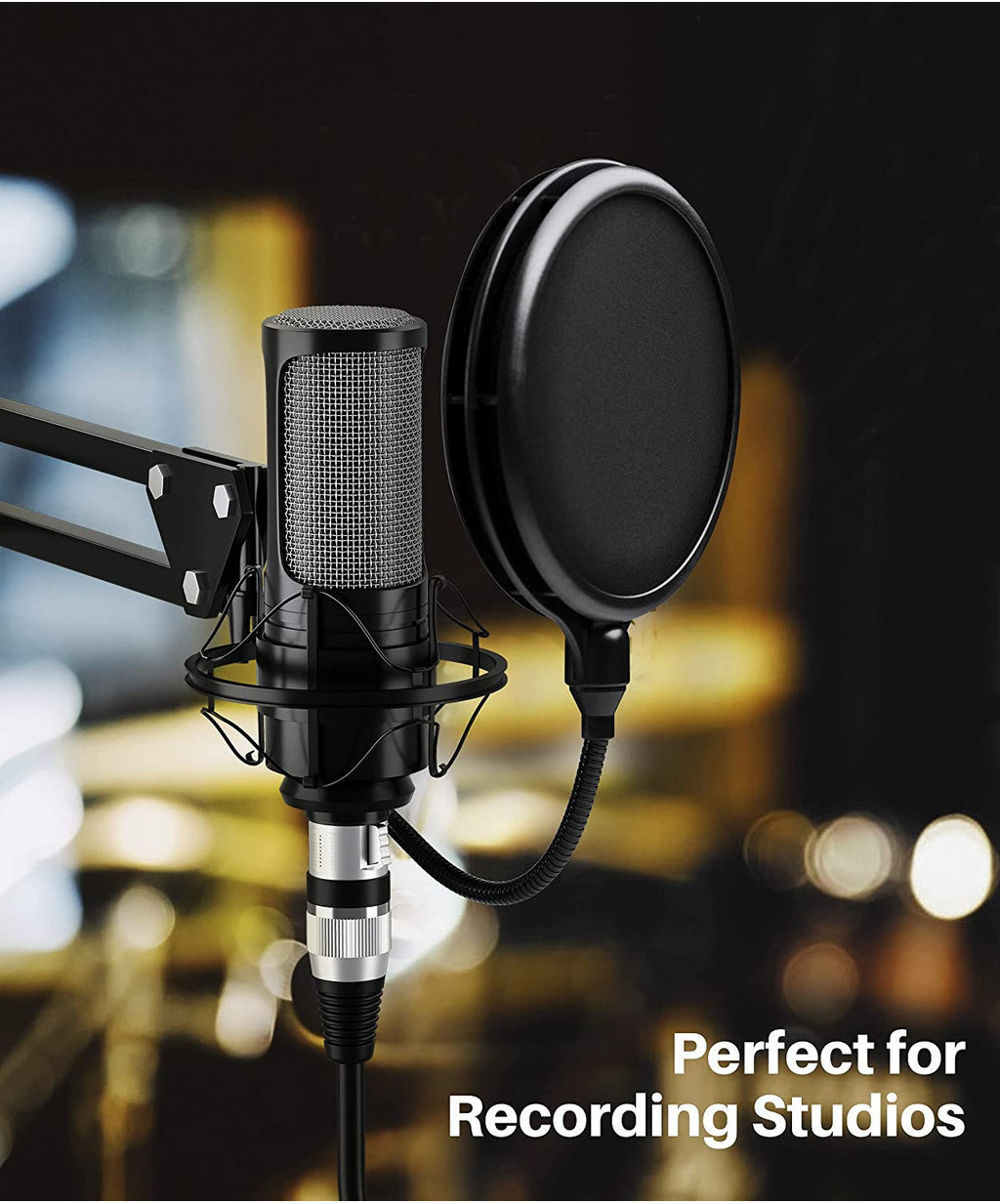 FSU 1m 2m 3m 5m 10m Canon Microphone XLR Cable Male To Female 3 pin ...