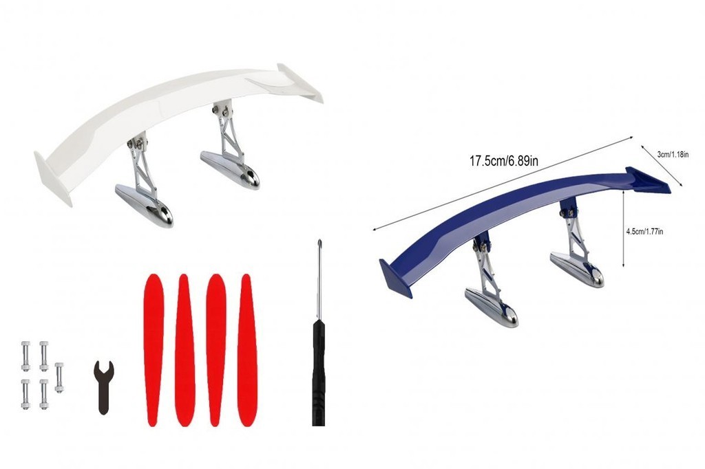 [Ma] Mini Tail Wing Spoiler Rear Wing for Vehicles Easy Install Mini ...