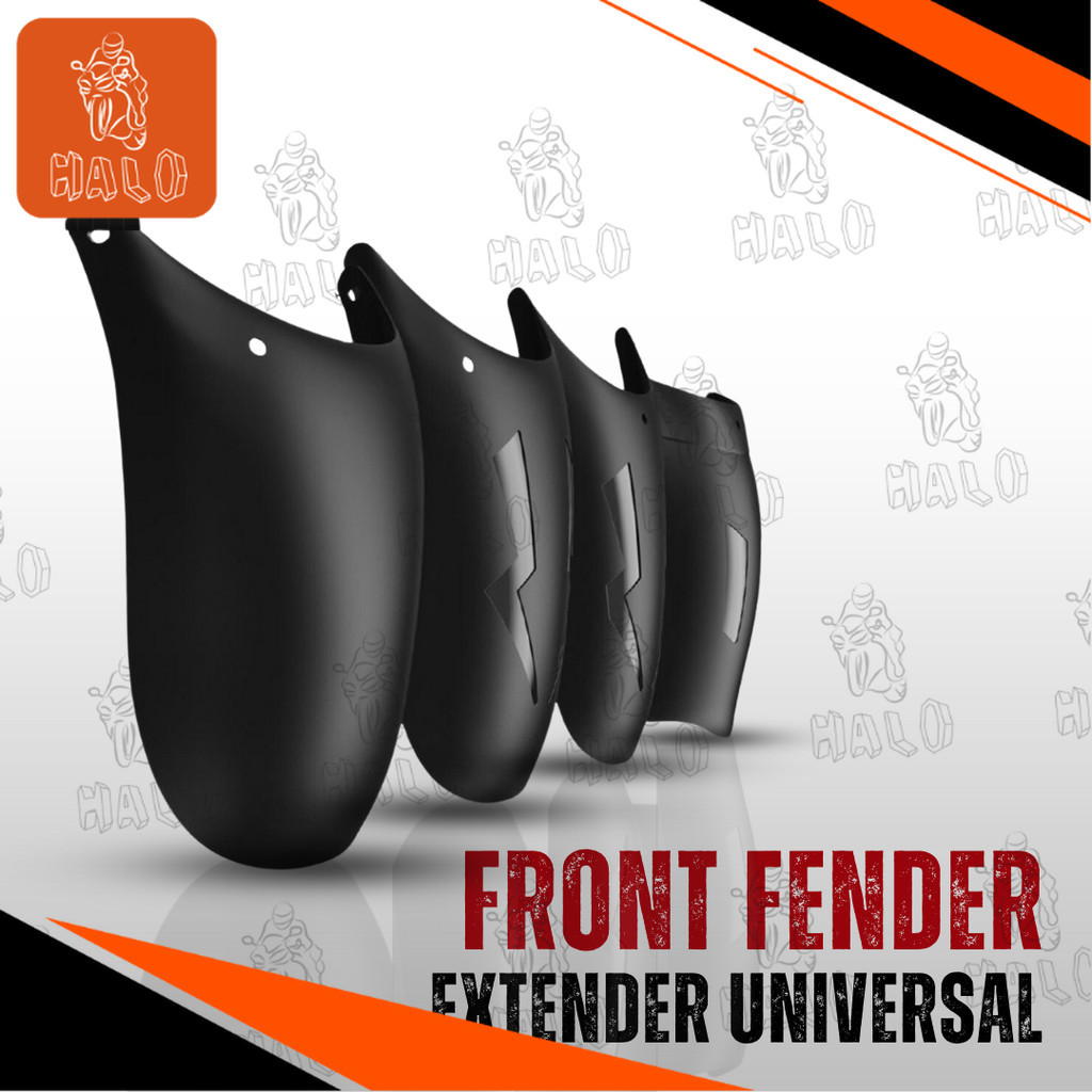 [HALO MOTORS] MOTORCYCLE PARTS FRONT FENDER EXTENDER FOR NMAX / AEROX ...